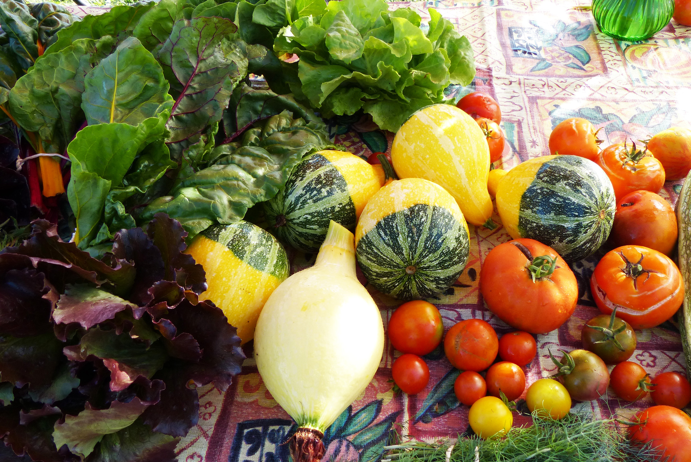 September is harvest time and fresh local produce is available from ...
